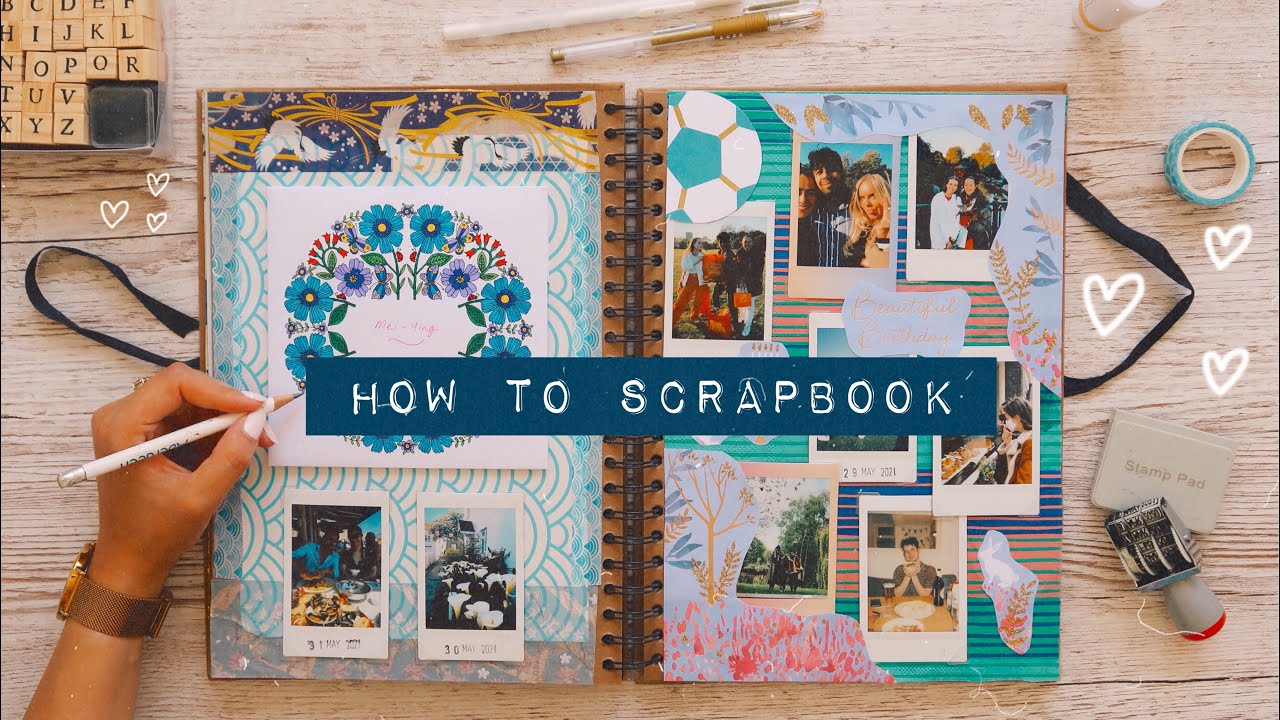 🎨 DIY HOW TO SCRAPBOOK || inspiration & ideas - YouTube