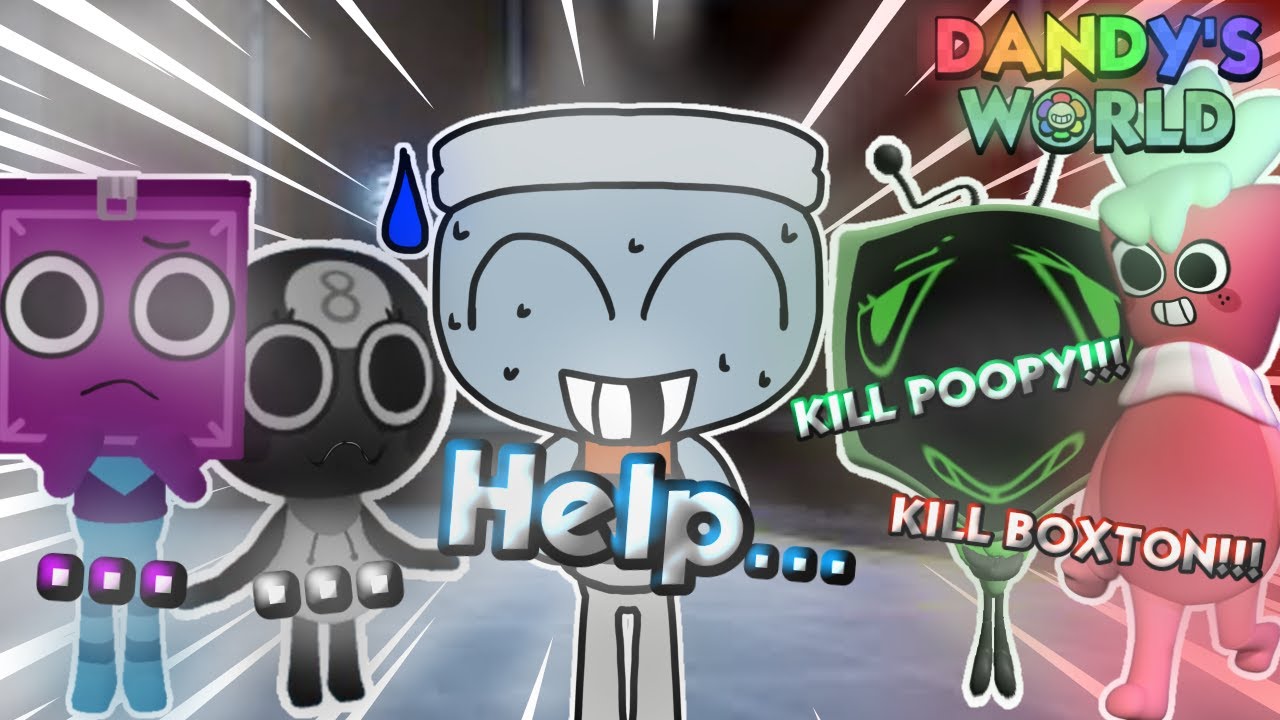 Toxic Vee And Sprout FIGHT Boxton And Toodles! (Dandy’s World) - YouTube