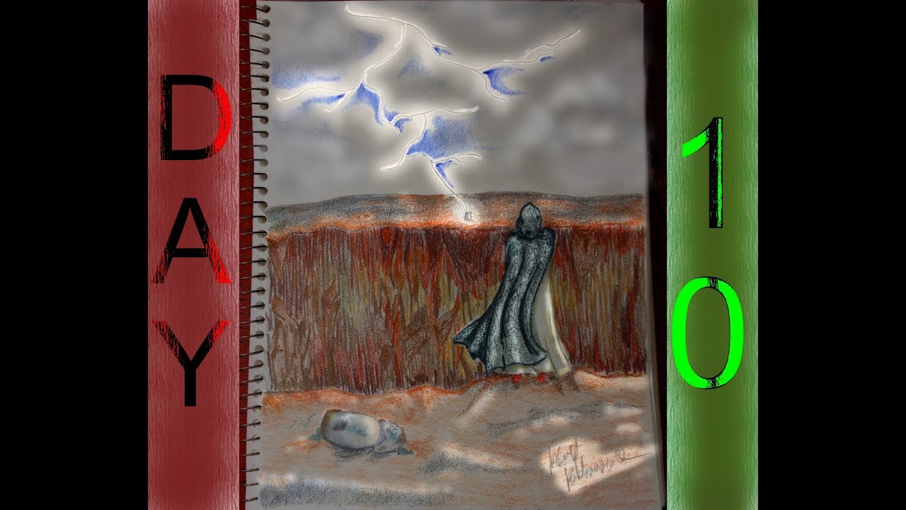 Drawing 10 Lords a Leaping interpretation - Leap of Faith - 12 days of ...