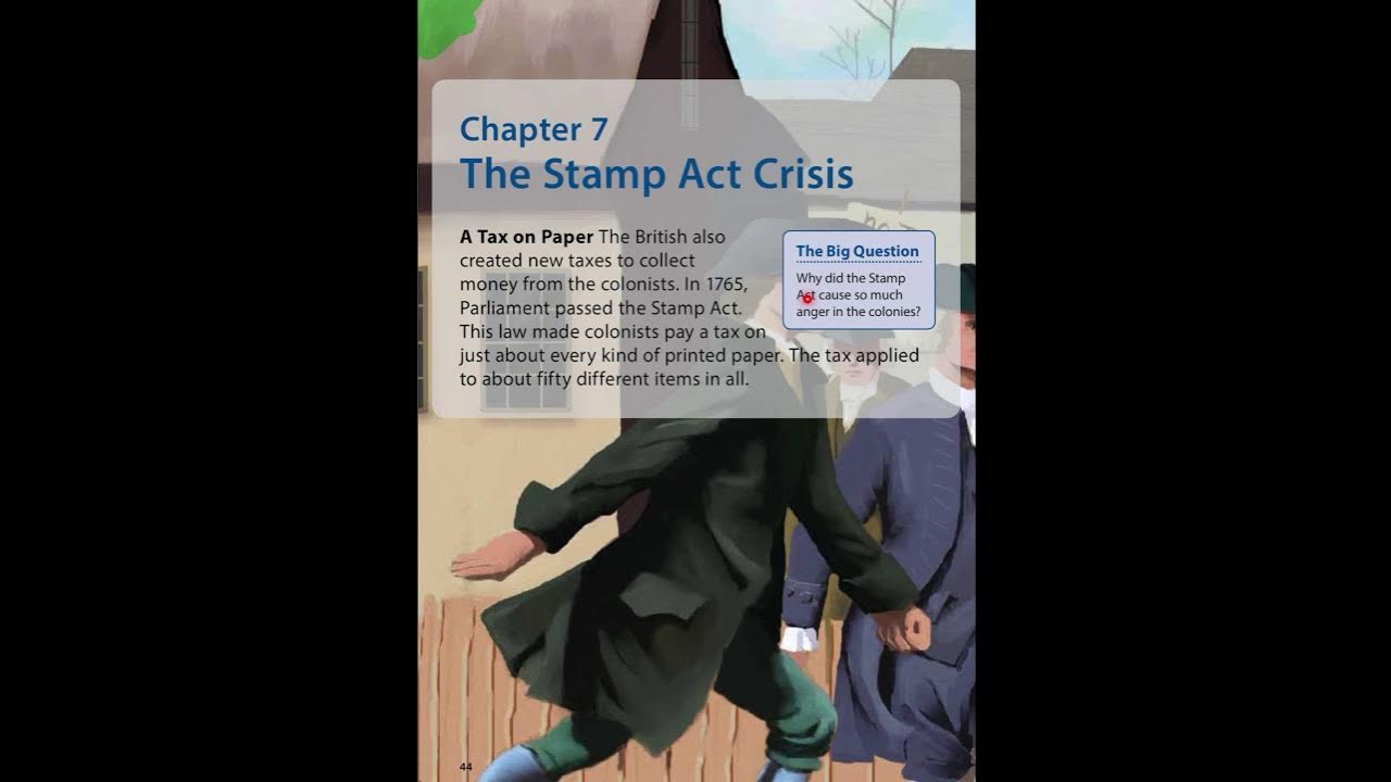 Social Studies- American Revolution Ch. 7- The Stamp Act Crisis - YouTube