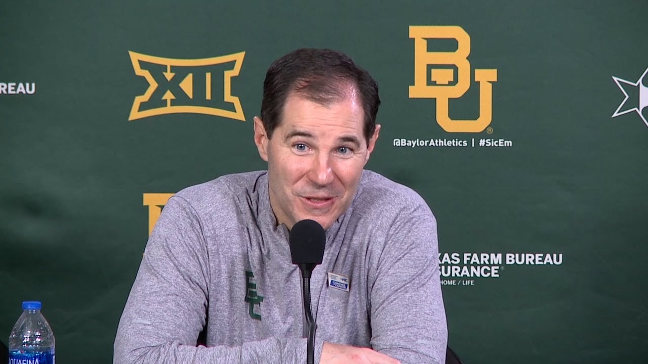 Baylor and Kansas Postgame Presser | Baylor Basketball, Scott Drew ...