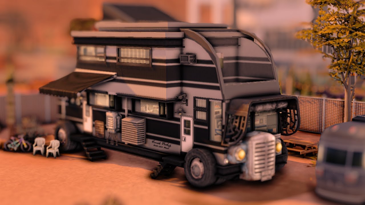MEGA RV/MOTORHOME | NO CC | The Sims 4 Speed Build - YouTube