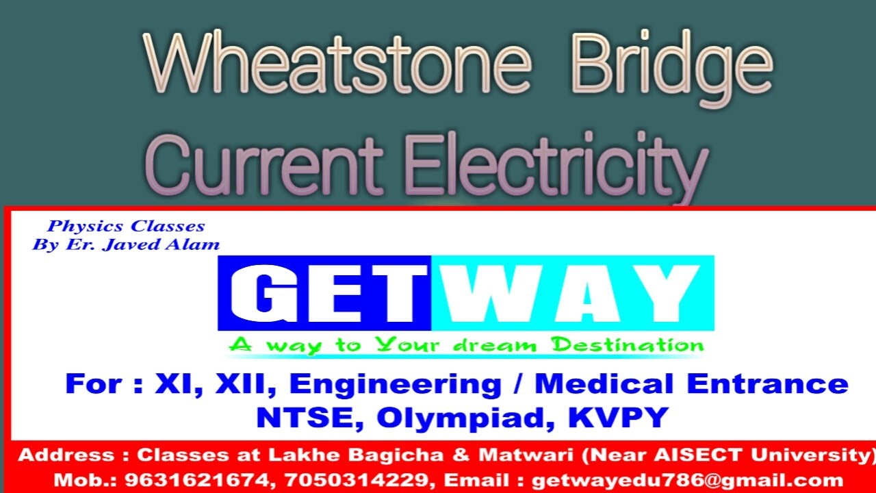 Application of KVL and KCL | Whetstone Bridge - YouTube