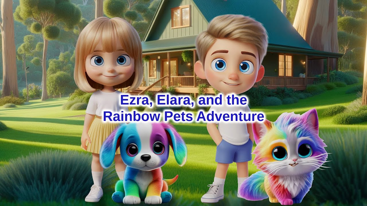 Ezra, Elara, and the Magical Pets: A Rainbow Adventure | Animated Kids ...