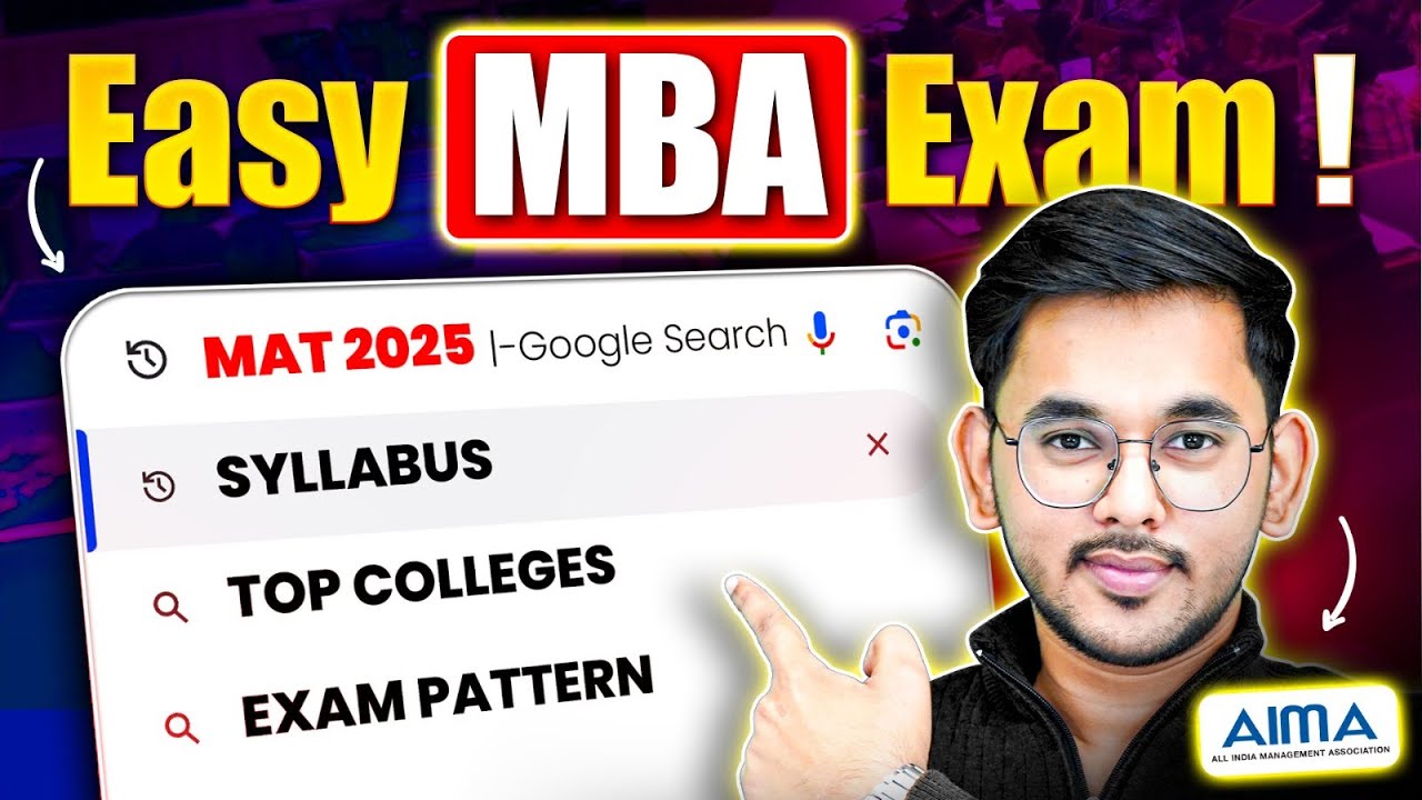 💥Easy MBA Exam: MAT 2025 | MBA Exam Pattern, MAT Syllabus, Top MBA ...