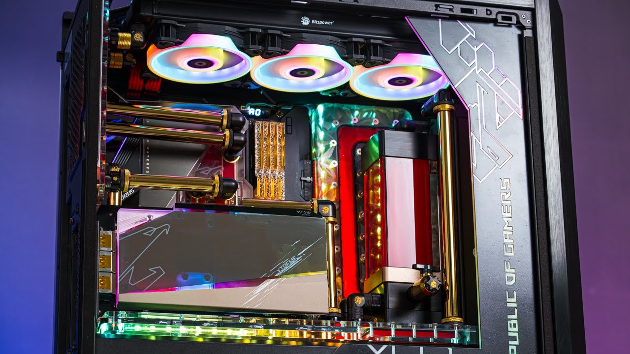 ROG Strix Helios Case with AORUS High-End Components - CUSTOM LIQUID ...