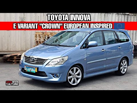 2014 Toyota INNOVA E Variant Diesel "CROWN" European Inspired ...
