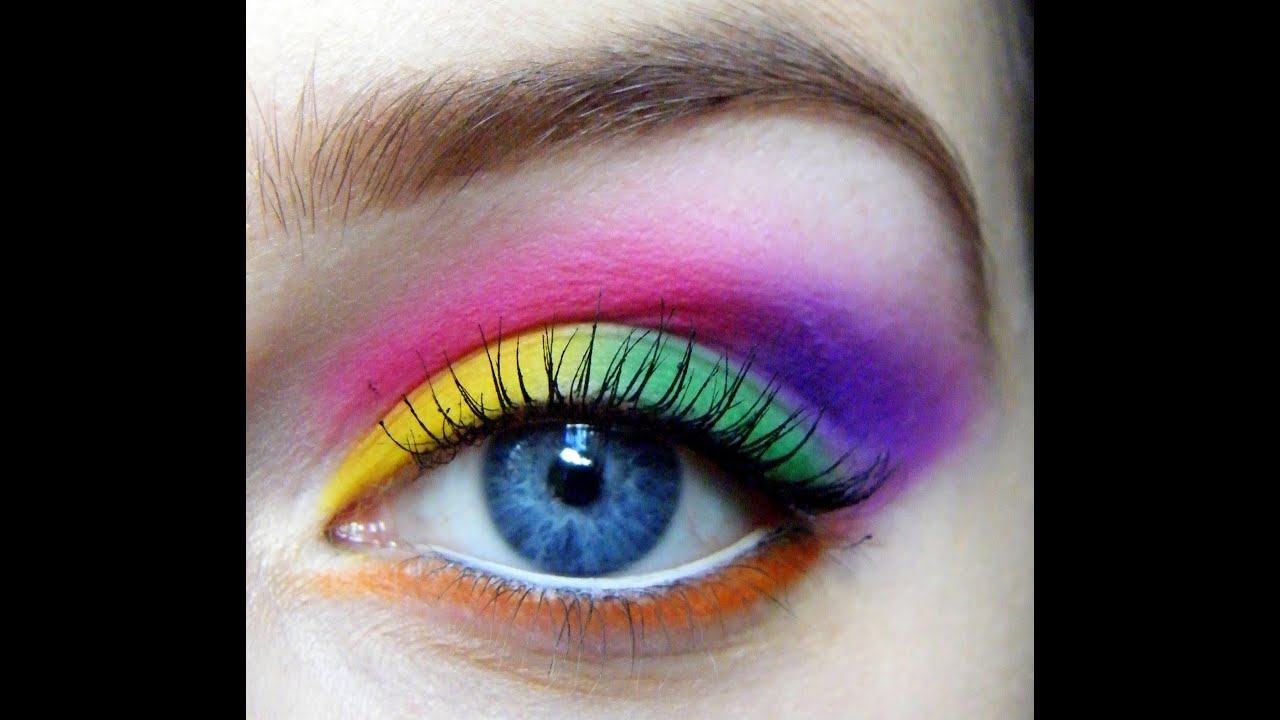 Starburst Inspired Makeup - YouTube