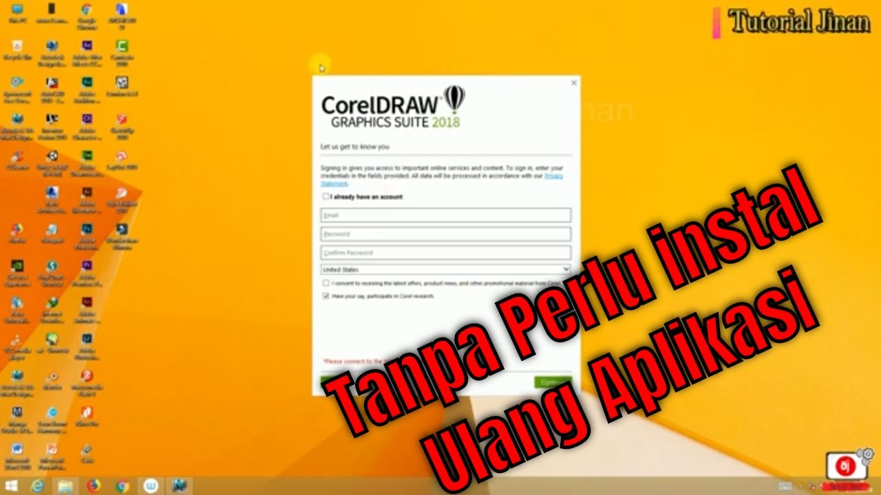 cara mengatasi corel draw 2018 selalu minta login_Tutorial Jinan - YouTube