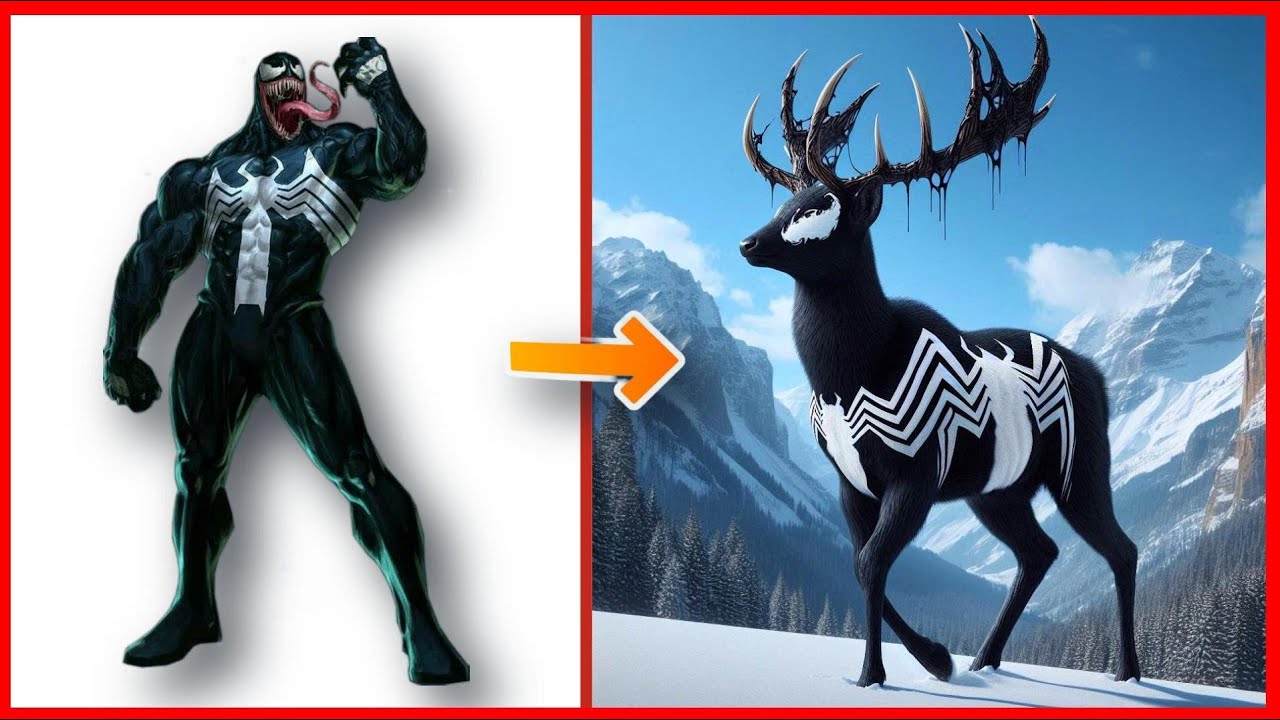 AMAZING SUPERHEROES BUT DEER 💥 CHARACTER MARVEL - Dc - YouTube