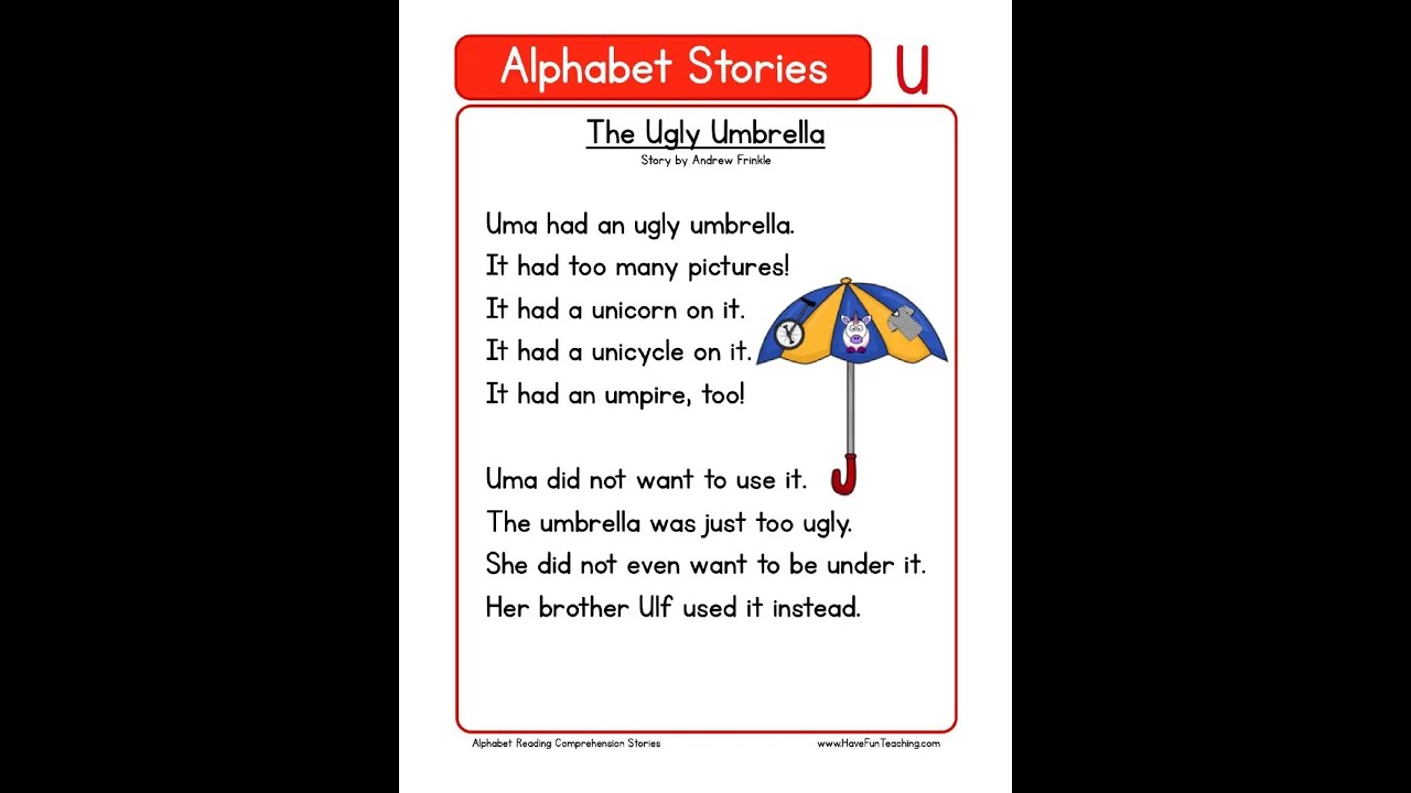 Learn English through story | English listening practice | Alphabet ...