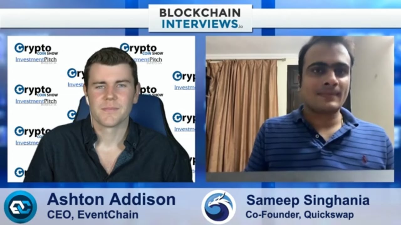 Sameep Singhania, Co-Founder of Quickswap | Blockchain Interviews - YouTube