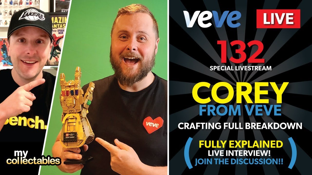SPECIAL LIVESTREAM with Special Guest: Corey from Veve! Crafting Fully ...