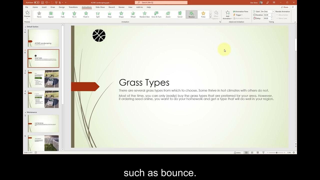 Microsoft PowerPoint - Animate text and graphic elements - YouTube