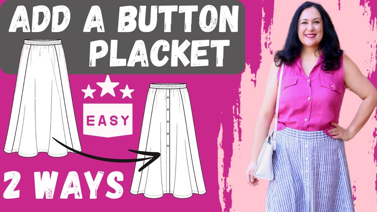 The best LITTLE ADD: REAL & FAUX button plackets. Easiest way ...