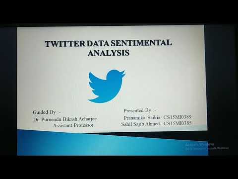 Twitter Data Sentimental Analysis - YouTube