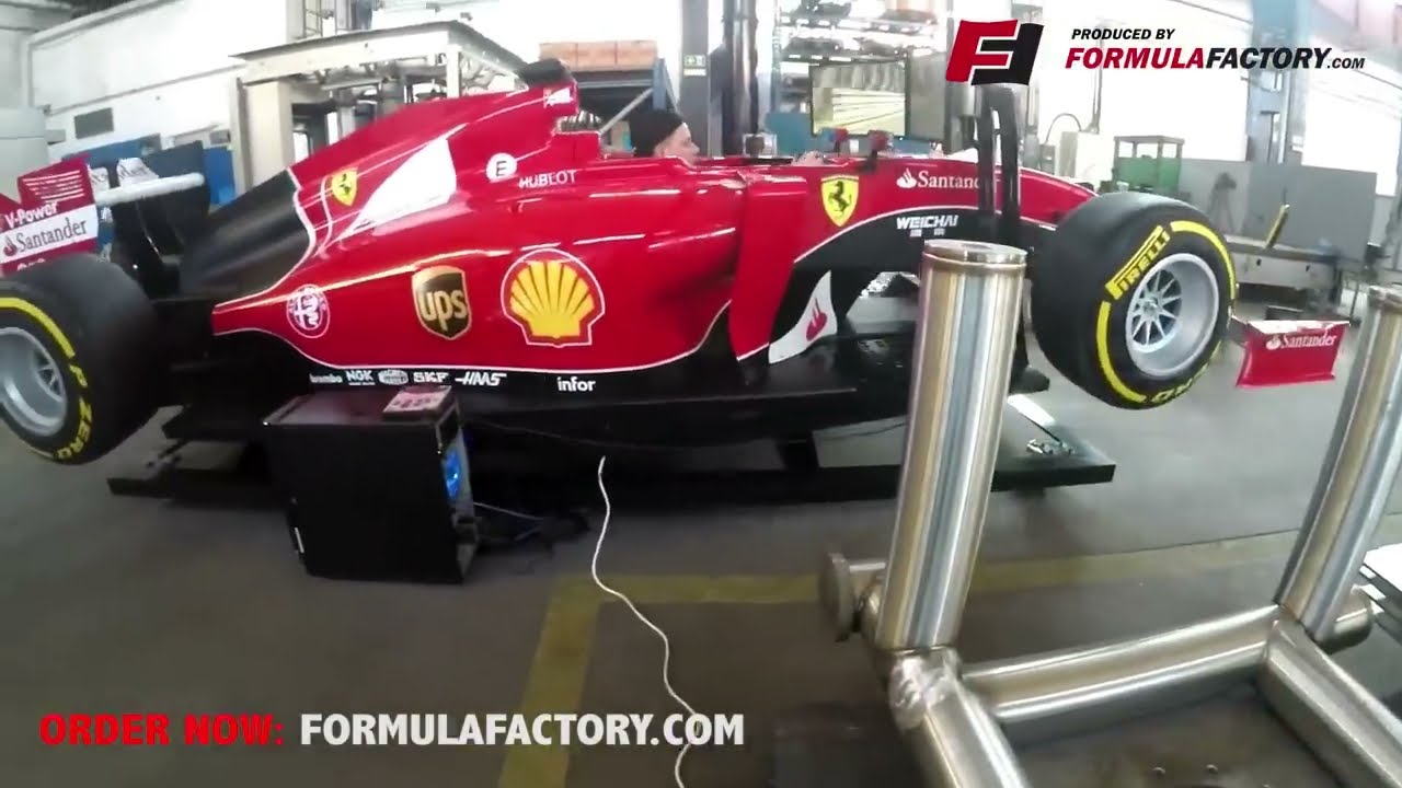 F1 simulator motion simulation car - YouTube