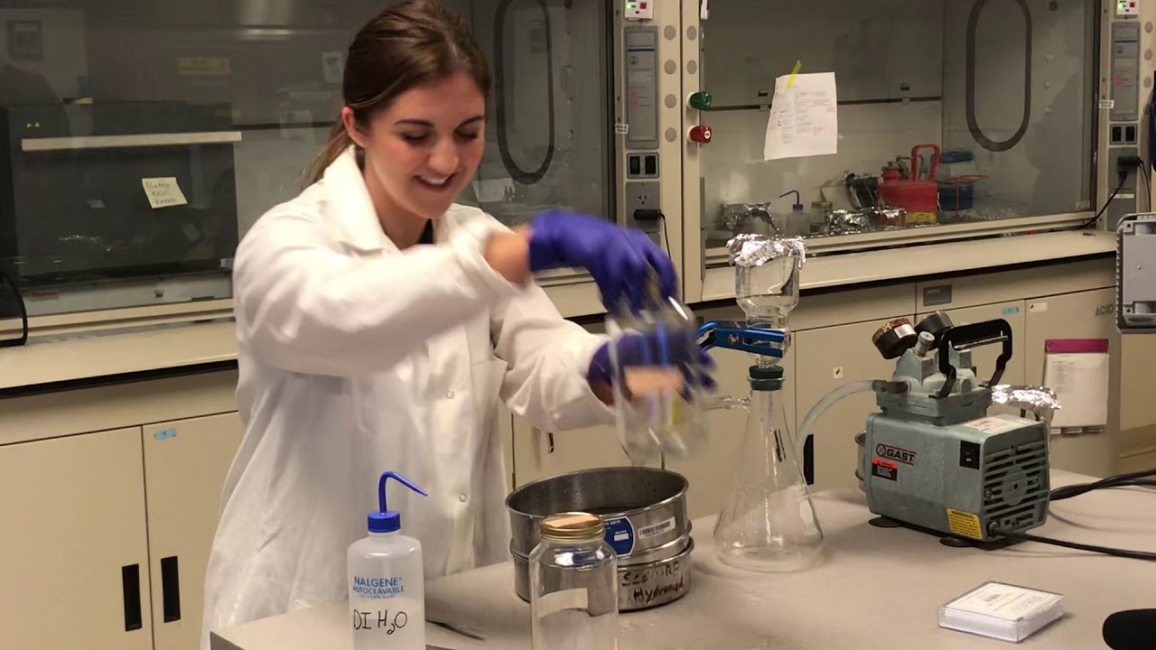 Microplastics Methods-Filtering - YouTube