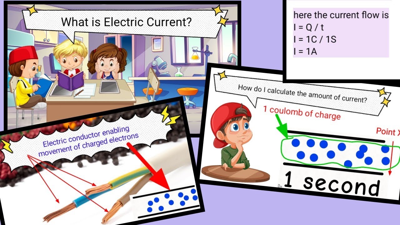 What is electric current? How are we calculating the current? What is ...
