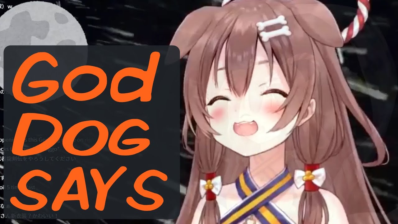 [Inugami Korone] God Dog says [Vtuber translation, Hololive Eng Sub ...
