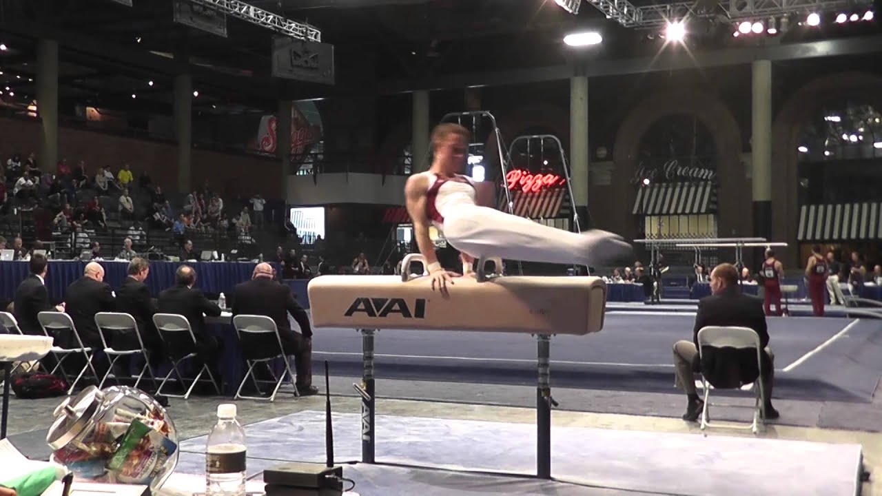 Alexander Tighe - Pommel Horse - 2013 Winter Cup Prelims - YouTube