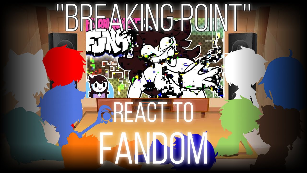 Fandom react to FNF VS Jaiden Animation: Breaking Point - YouTube