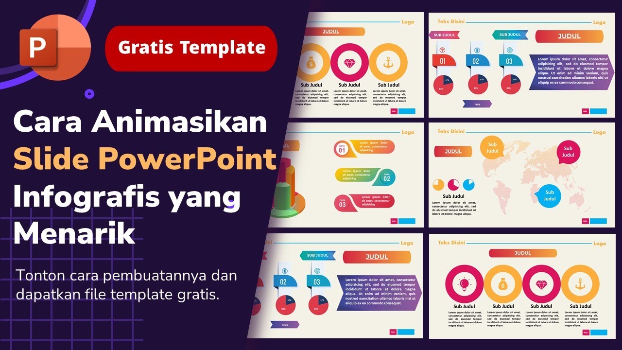 SLIDE POWERPOINT ANIMASI INFOGRAFIS YANG MENARIK DAN KEREN | Free ...