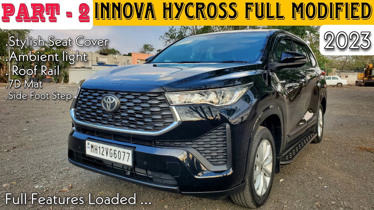 Part - 2 | Innova Hycross modified Interior & Exterior 2023 - YouTube