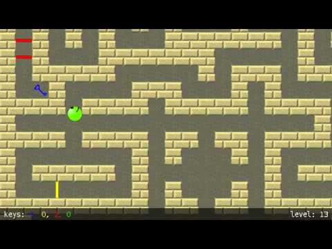 brick maze - YouTube
