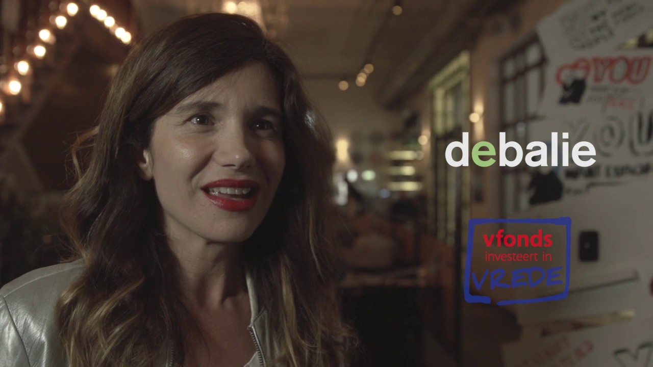 Angela Richter during Re:Creating Europe - YouTube