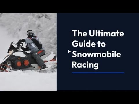 The Ultimate Guide to Snowmobile Racing! - YouTube