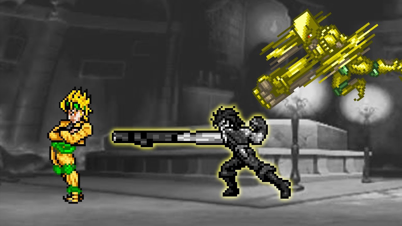 Dio Brando vs Jonathan Joestar - Jojo's Bizarre Adventure Mugen - YouTube