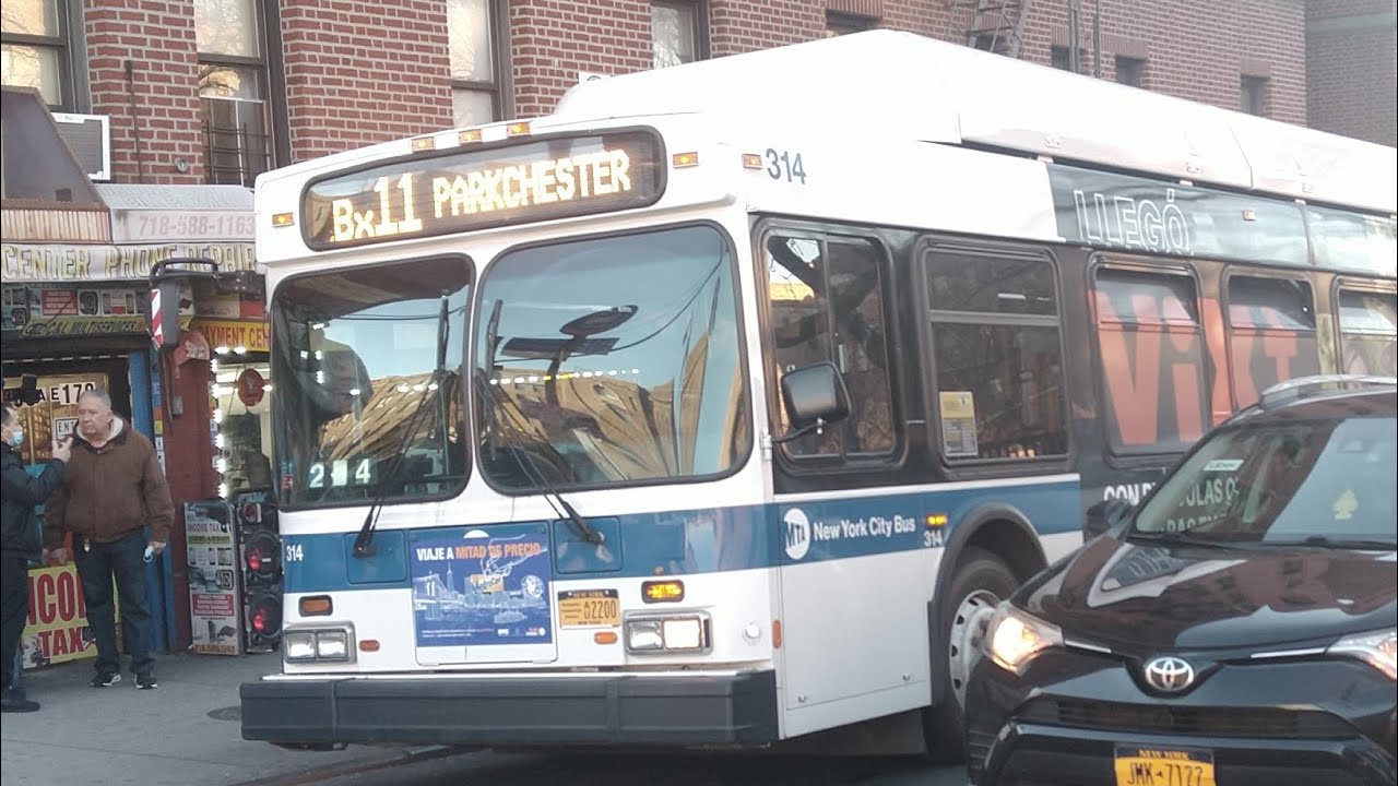 (spectrum signage!) MTA NYCT bus: 2012 New Flyer C40LF CNG #314 on the ...