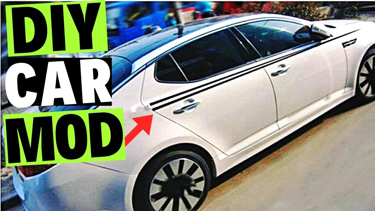 Super Easy DIY Car Modification | Car Pinstripes Modification | INFO N ...