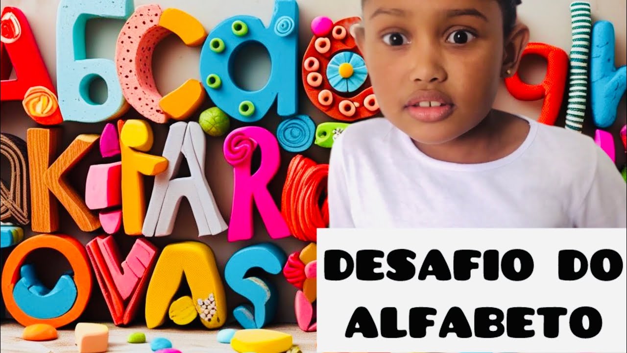 DESAFIO DO ALFABETO, APRENDENDO ABC COM OBJETOS. (ALPHABET CHALLENGE. LEARNING THE ABC WITH ...
