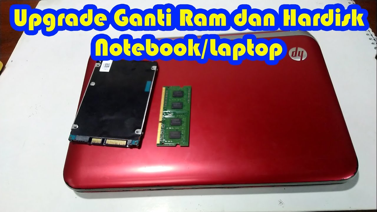 Upgrade RAM HDD Notebook HP Mini - YouTube