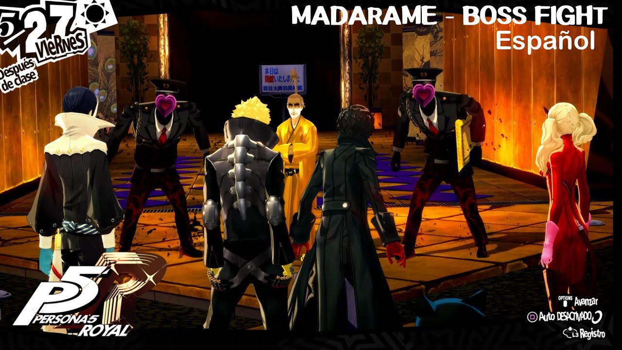 Madarame Boss Fight | Persona 5 Royal ESPAÑOL - YouTube