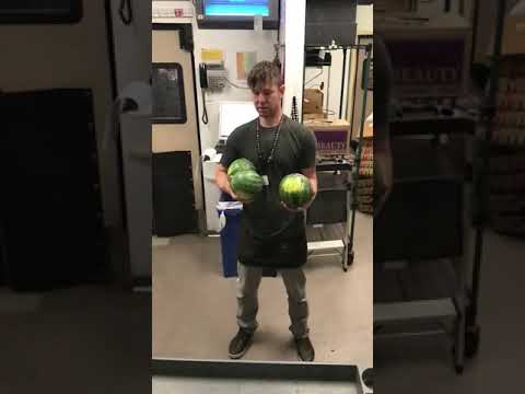 Watermelon Juggling Slo-Mo - YouTube
