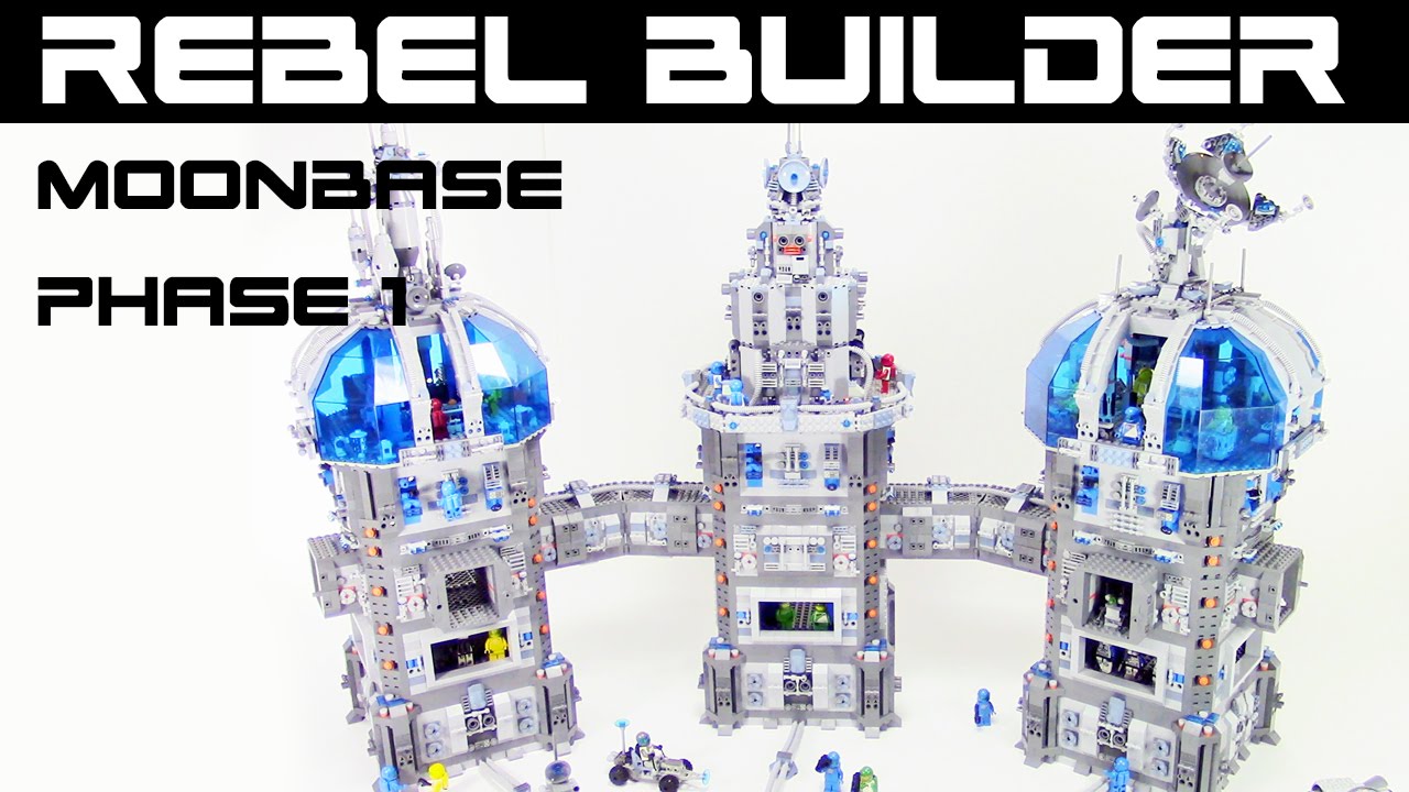 LEGO Space Moonbase MOC Phase 1 - YouTube