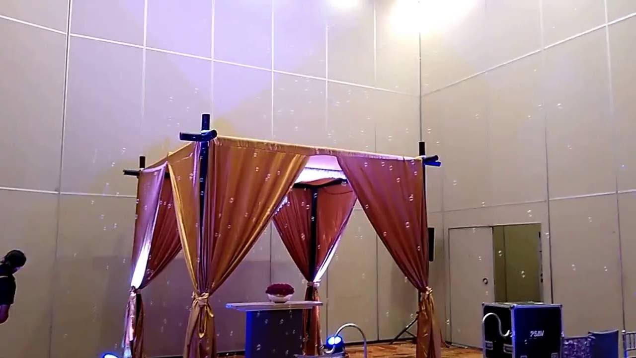 Wedding bubbles machine Cancun by Pyrotech - YouTube