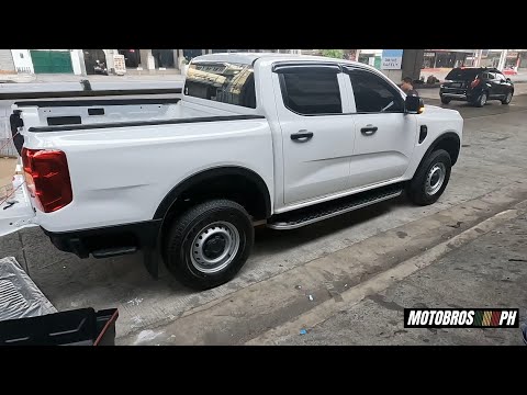 Ford Ranger Next-Gen XL 4x4 - Step board and Bed liner installation ...