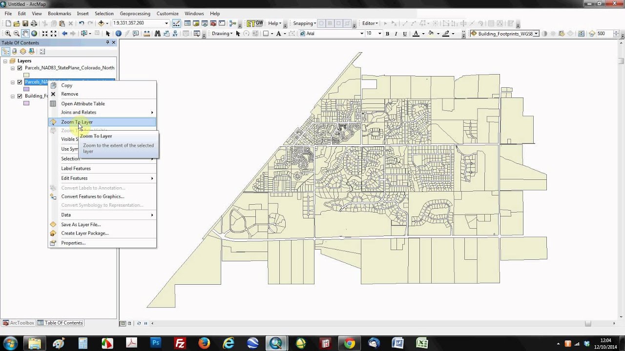 On The Fly Projections in ArcGIS - YouTube