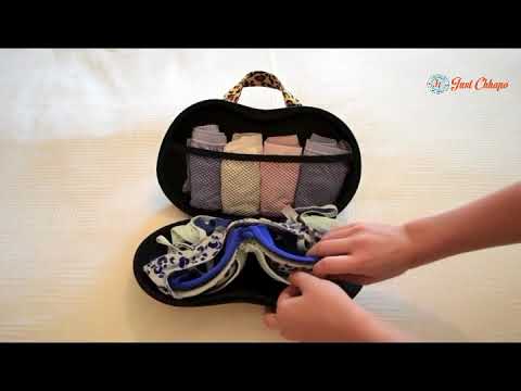 Portable Lingerie Organizer Travel bag by JustChhapo.com