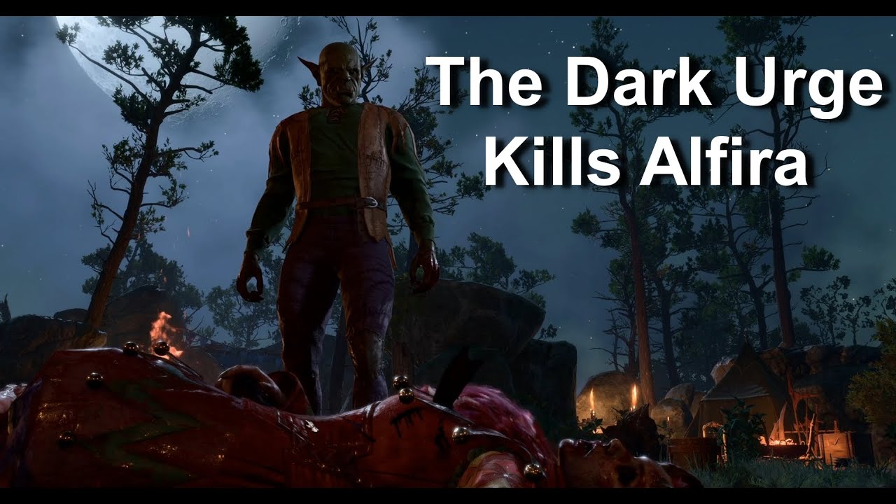The Dark Urge Kills Alfira | Ultra 4k | Baldur's Gate 3 - YouTube