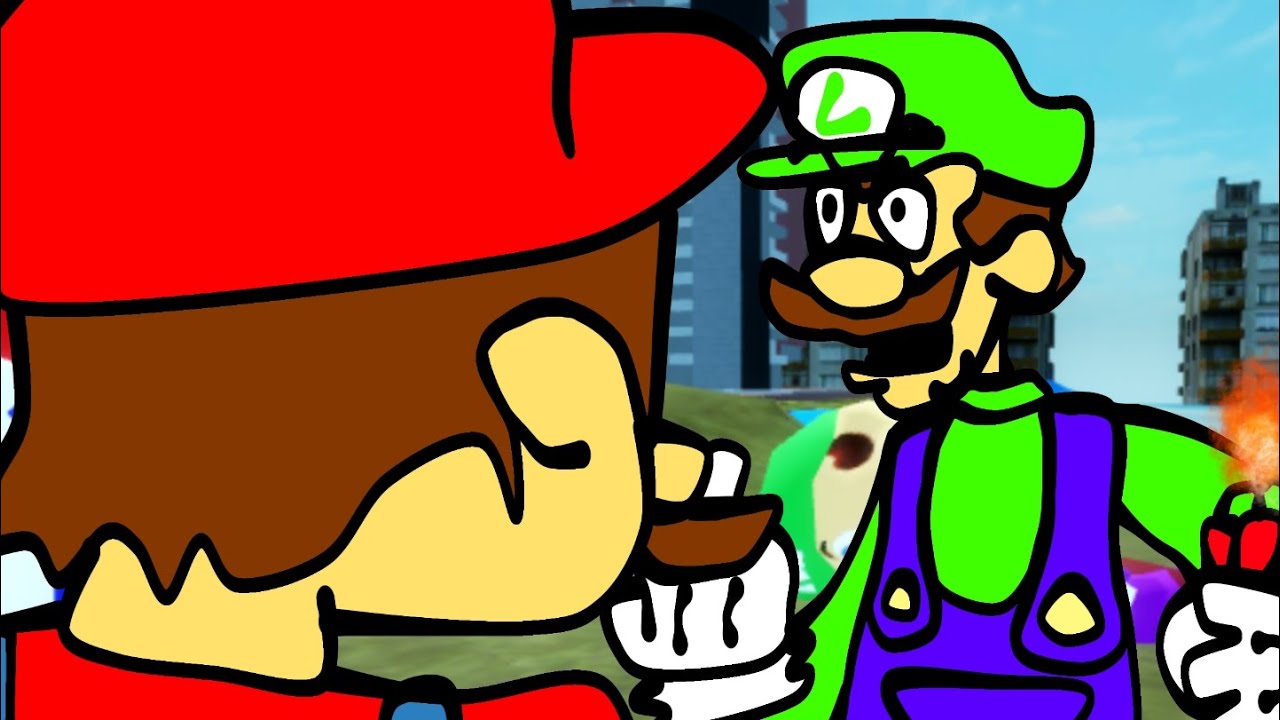 Luigi gonna explode himself - YouTube