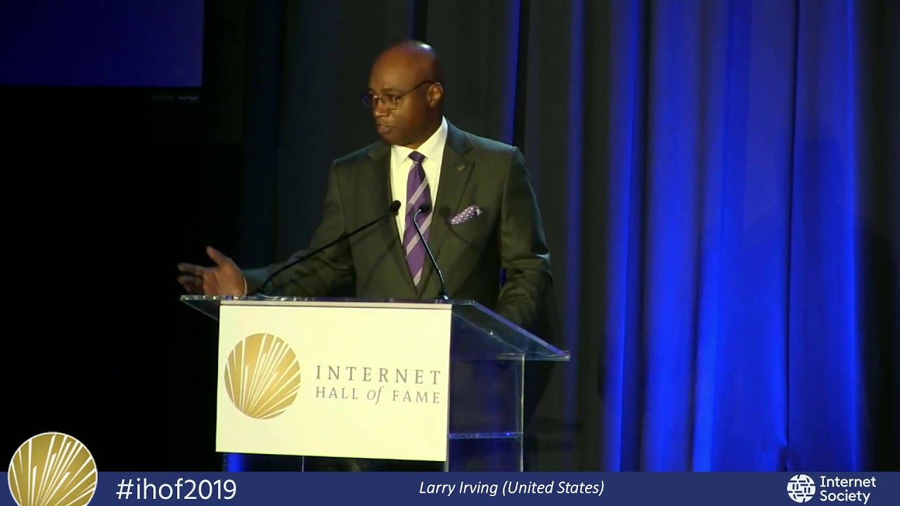 2019 Internet Hall of Fame: Larry Irving - YouTube