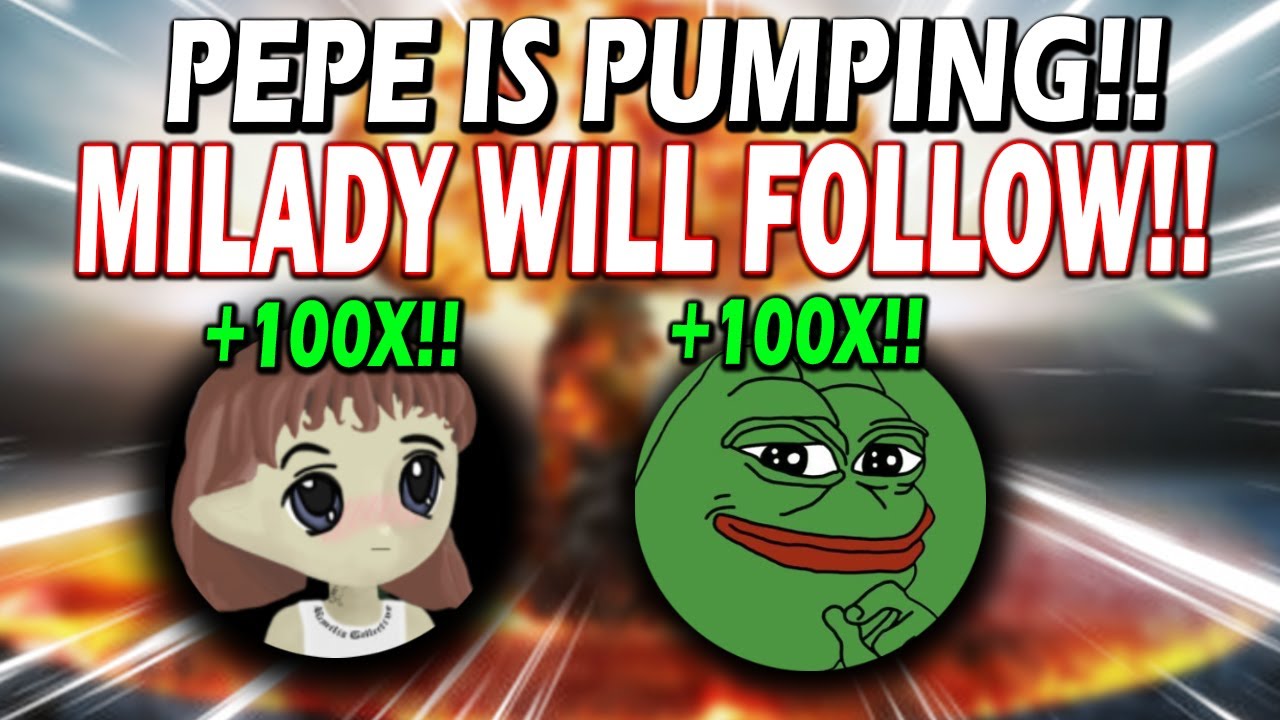PEPE COIN PUMPS!! MILADY MEMECOIN WILL FOLLOW!! THE US $ INDEX WILL MAKE LADYS EXPLODE!! *URGENT ...