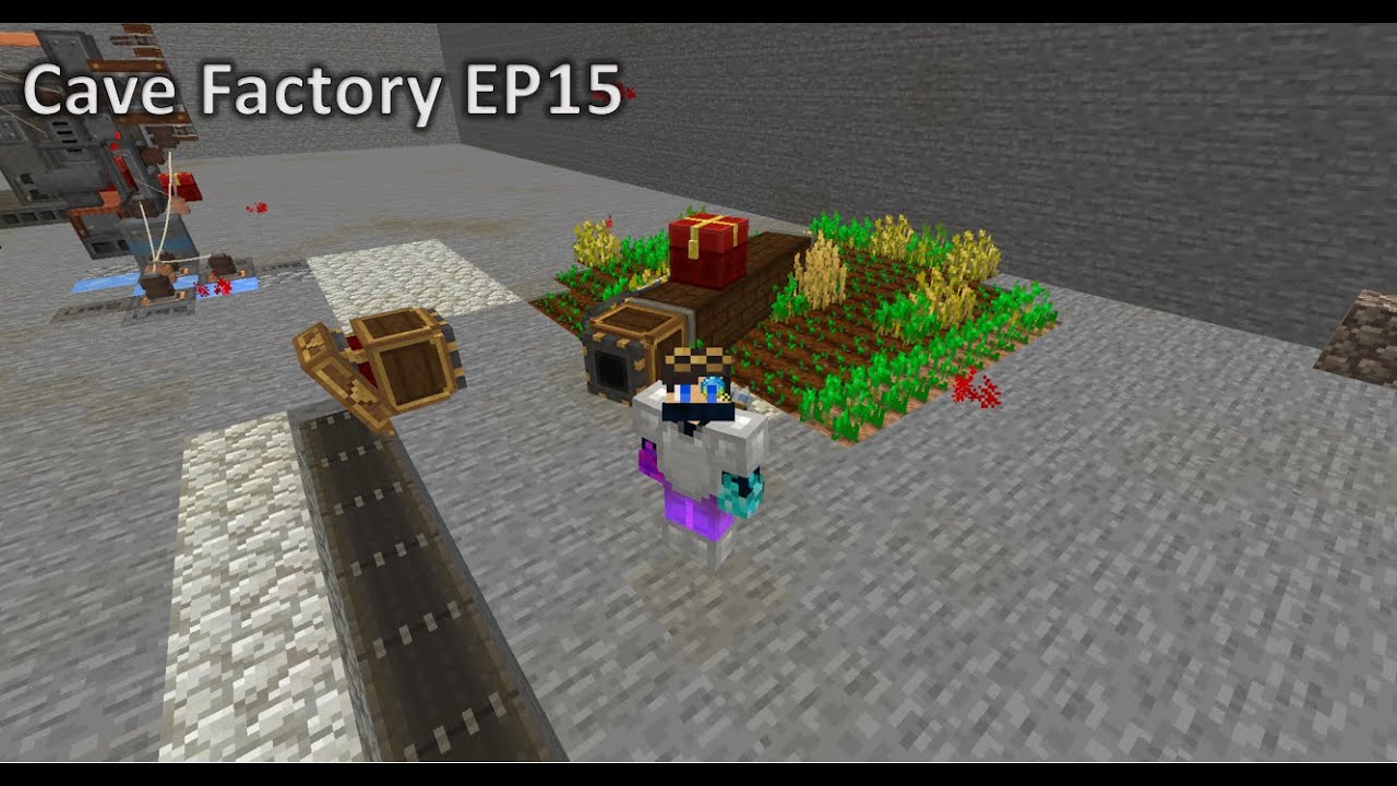 Minecraft Cave Factory EP15: Automatic Farm - YouTube