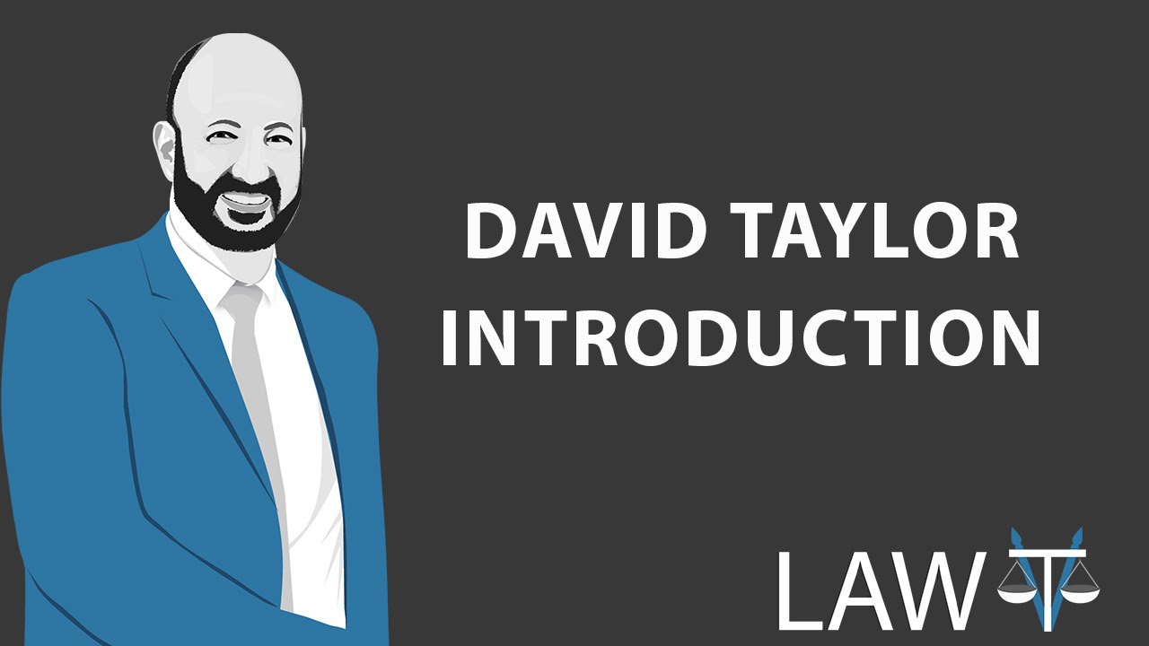 Introduction to David Taylor - YouTube