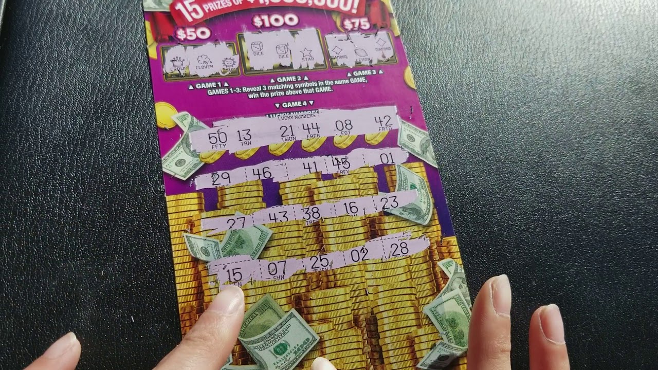 $20 stacks of cash ticket!! Win!! - YouTube